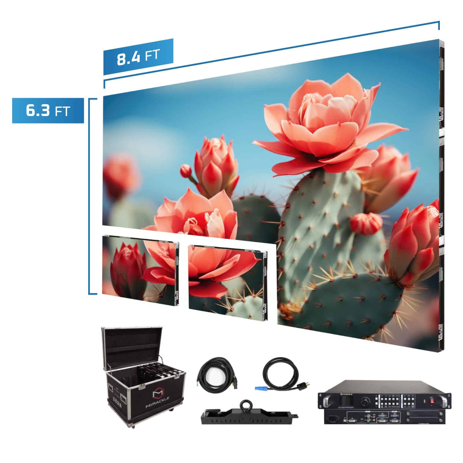LED Screen Panels 8.4' x 6.3' P1.99mm Indoor Turn-key - Led Video Walls ...